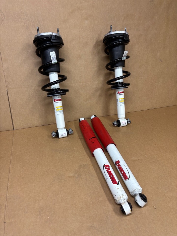 OEM GM RANCHO Front Struts & Rear Shocks Chevy Silverado GMC Sierra ...