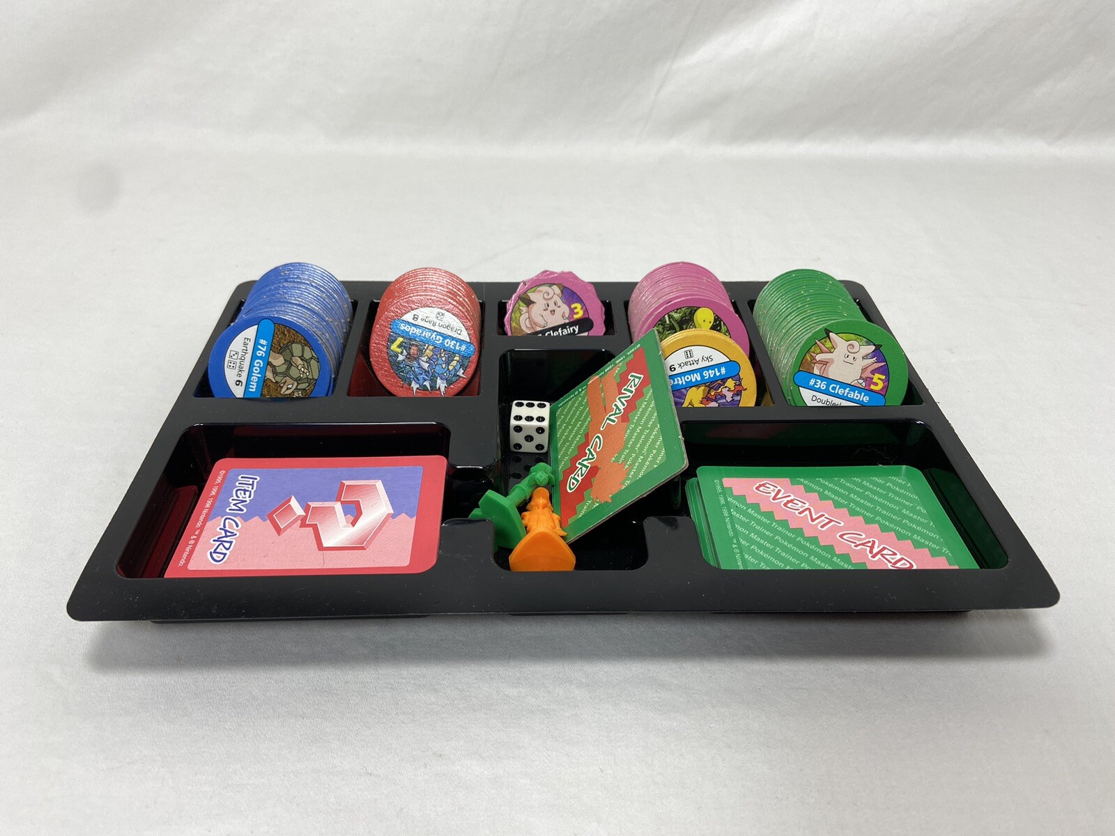 Vintage 1999 Lot of Pokémon Master Trainer Game Pog Pieces Coins ...