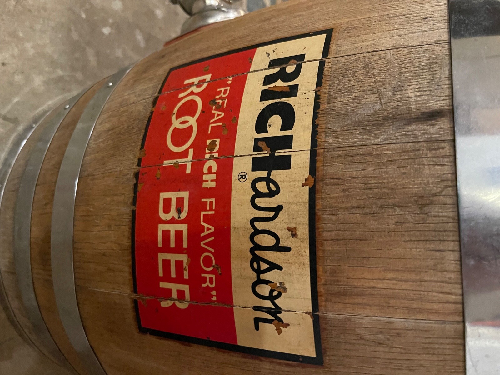 1950's Vintage Richardson Root Beer/Coca Cola Double Barrel Keg ...
