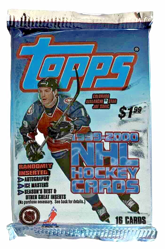 1999-00 Topps Hockey 16 Card Factory Sealed NHL Pack,Autos,Ice Masters ...