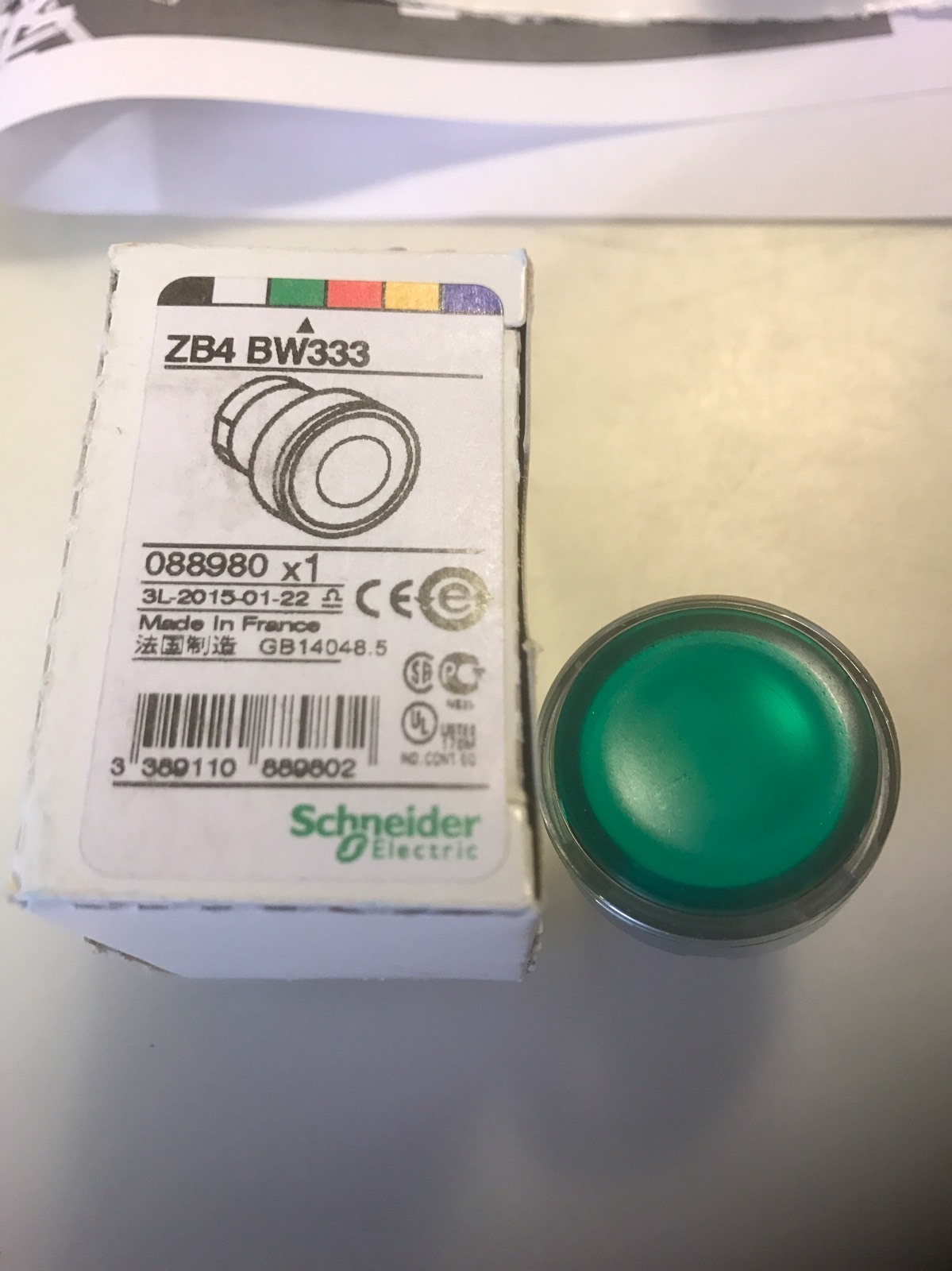 illuminated push button. ZB4BW333 | eBay