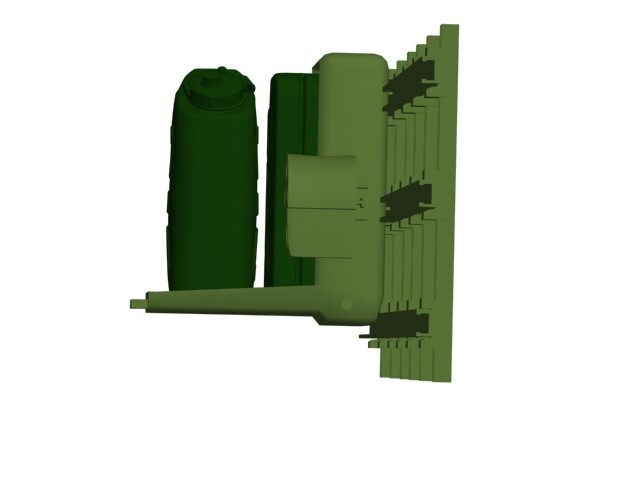 Custom LAV gear rack with spare tire, Multiple Scales, Military Vehicles | eBay