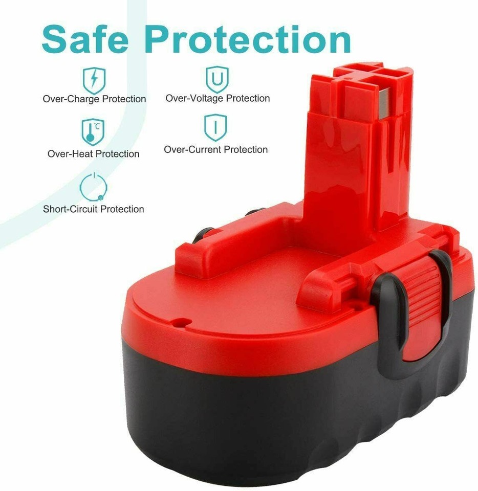 18V 4.8Ah NiMh Battery for Bosch BAT025 BAT026 BAT160 BAT180 BAT181 ...