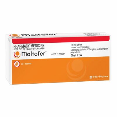 MALTOFER 30 ORAL IRON TABLETS FERROUS SUPPLEMENTS FOR IRON DEFICIENCY ...