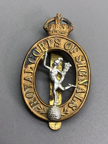 Original WW2 British Army Royal Corps of Signals Cap Badge | eBay Australia
