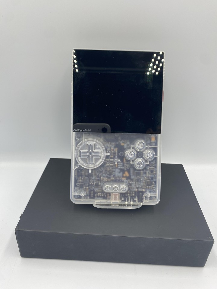 Analogue Pocket Limited Edition Transparent Clear Tested W/ Loaded SD ...