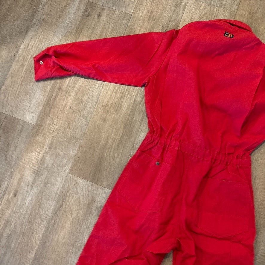 NWT Workrite FR Coveralls Suit Mens Medium Regular Red Flame Fire Resistant | eBay