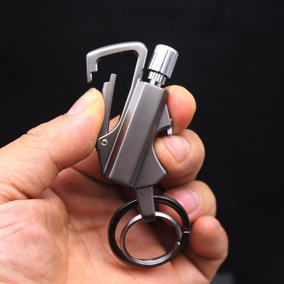 Permanent Match Infinity Lighter w/ Multitool Keychain Bottle Opener ...