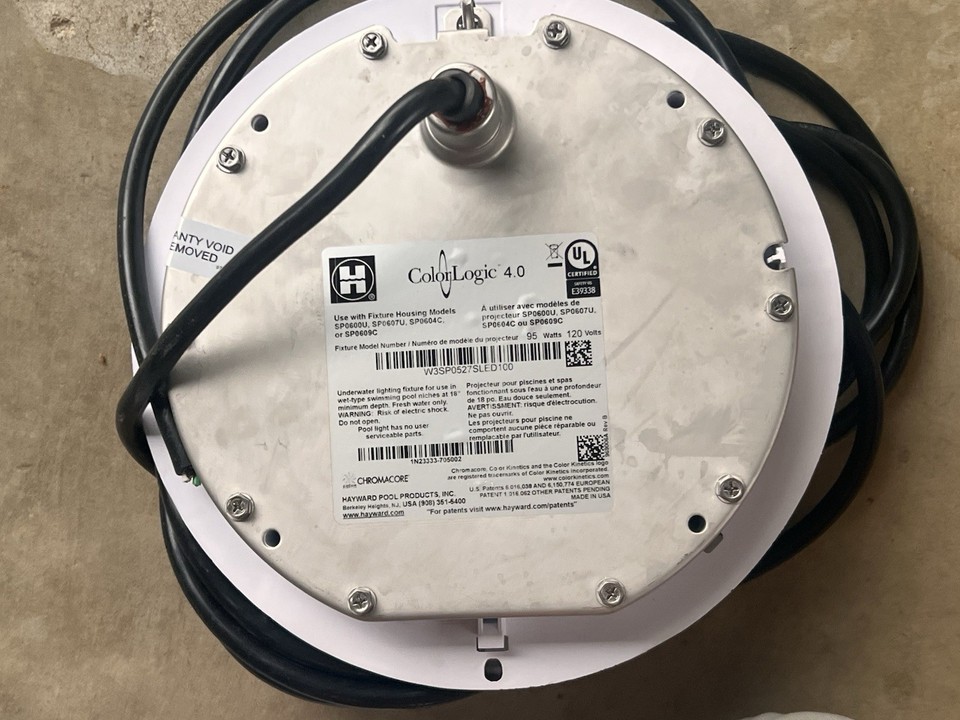 Hayward ColorLogic 4.0 LED 120V Light with 100ft Cord – SS Rim | eBay