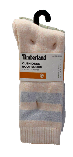 Timberland Cushioned Boot Socks 3 Pairs One Size New! | eBay