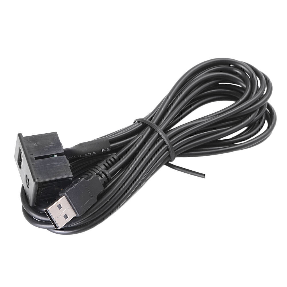 3.5mm Audio AUX Male Mounting USB Headphone Jack Cable Adapter Panel ...