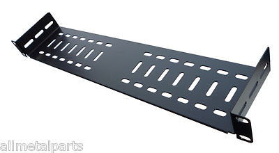 1U RACK SHELF 19 inch 100mm deep vented base | eBay UK