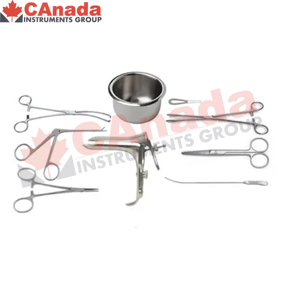 Set Of 8 Pieces Instrument Set for IUD Insertion and Removal | eBay