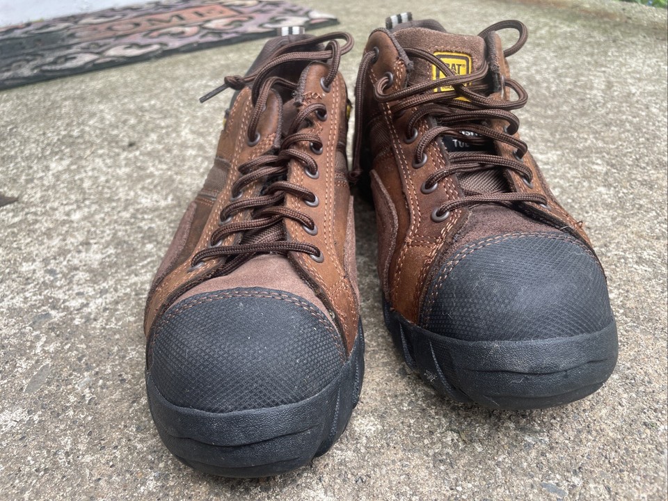 Caterpillar Men's Argon Comp Toe Lace-Up Work Shoe Dark Brown Size 9.5 ...