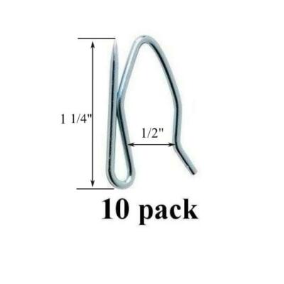 Heavy Duty DRAPERY PINS Professional Grade Hooks for Pinch Pleated ...