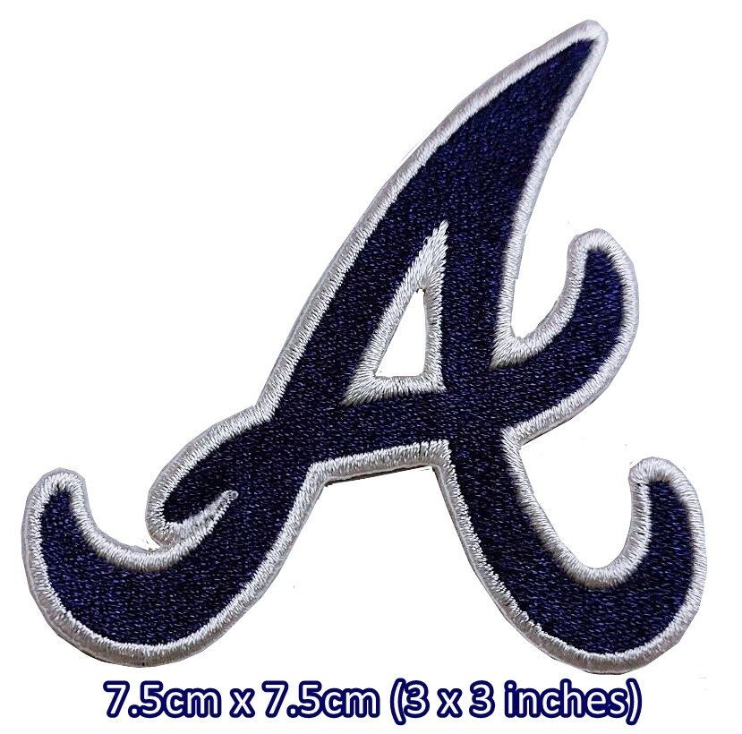 Atlanta Braves Baseball PATCHES Embroidery MLB Logo iron&Sewing on ...