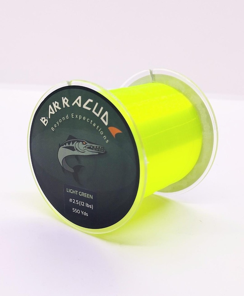 550yds Super Strong Fishing Line Light Green Monofilament Fishing Line ...