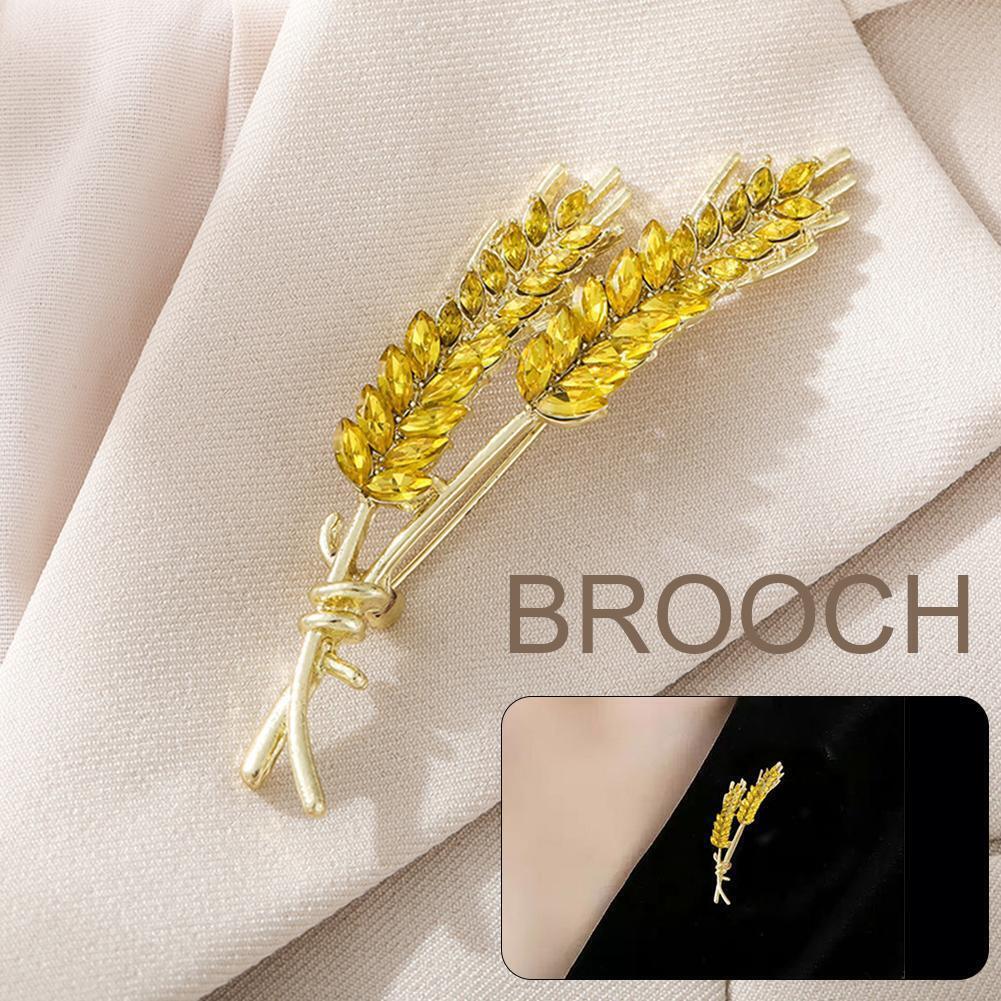 Ear of Wheat Brooch For Women Baroque Trendy Elegant Brooch I3T2 | eBay