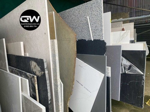 Quartz offcuts from £90. Lots of different sizes and colours in stock ...