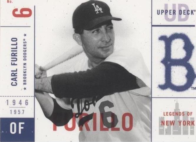 2001 Upper Deck Legends of New York - Carl Furillo #11 for sale online ...
