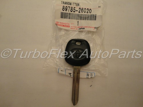 Toyota Transponder Blank Key Genuine OEM 89785-26020 | eBay