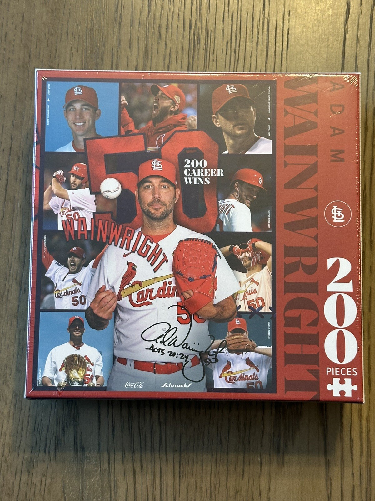 St Louis Cardinals Adam Wainwright 200 Piece 200 Wins Puzzle - 5/19/24 ...