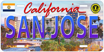 San Jose California Novelty Car License Plate | eBay