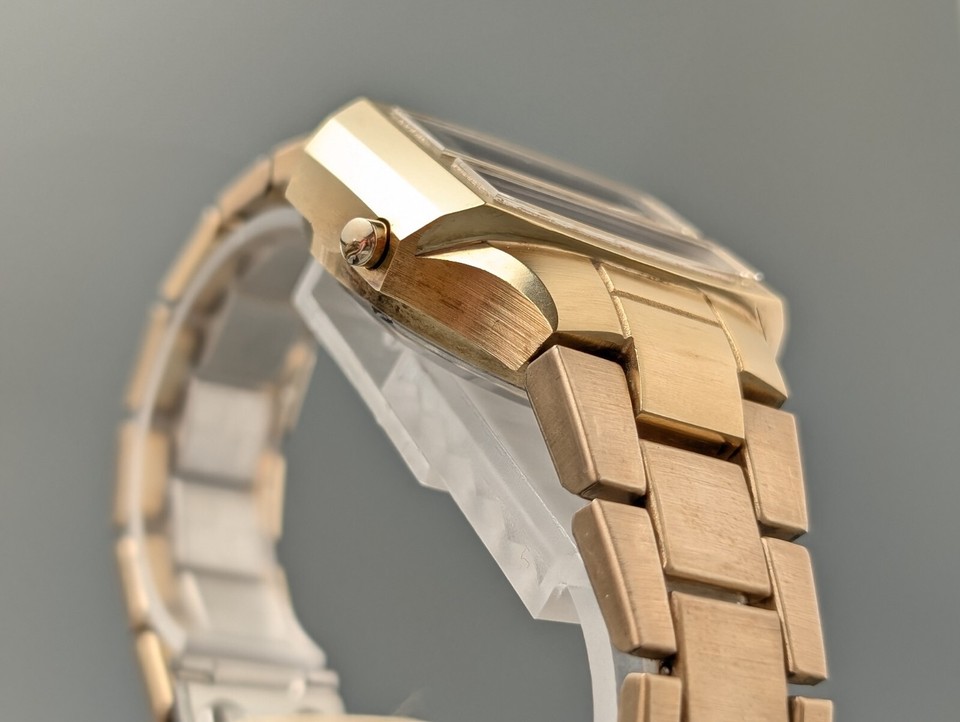 [N Mint] 1976 Longines Gemini ll Dual LED Gold Quartz Mne's Watch ...