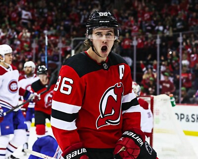 Jack Hughes Goal Celebration Scream New Jersey Devils 8x10 NHL Photo | eBay