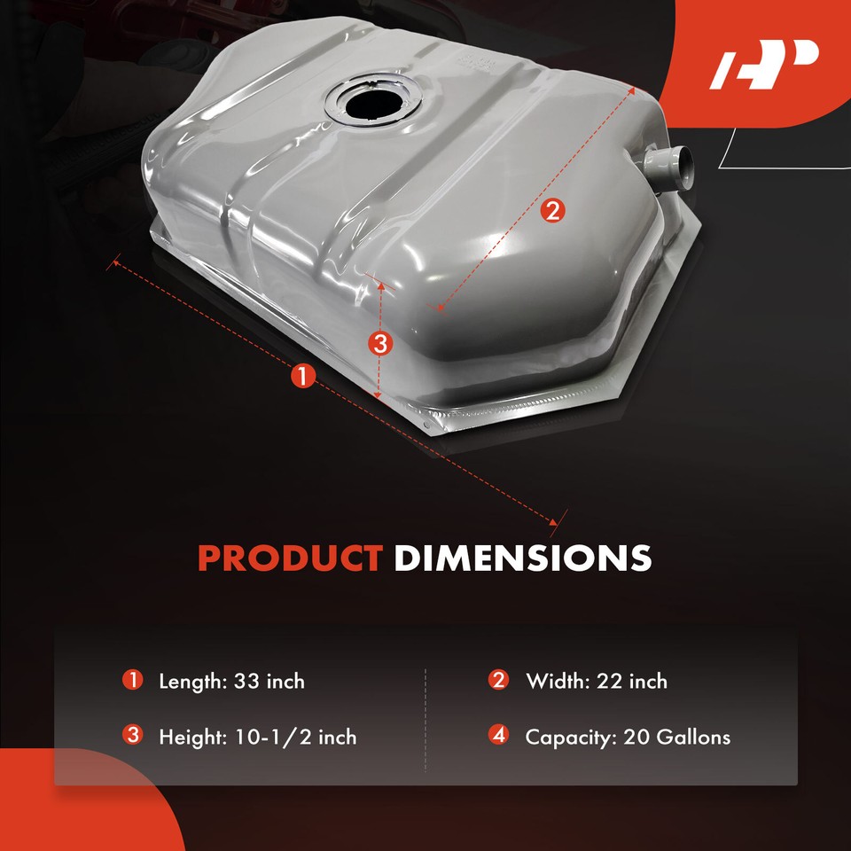 A-Premium 20 Gallons Fuel Tank for Chevrolet S10 Blazer GMC S15 Jimmy ...