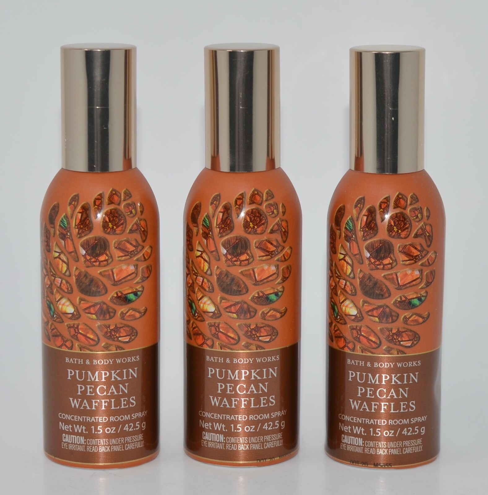3 BATH & BODY WORKS PUMPKIN PECAN WAFFLES CONCENTRATED ROOM SPRAY MIST ...