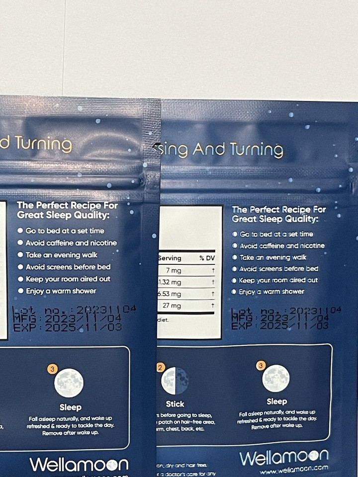 Wellamoon sleep 😱Support 28 Patches Easy. Overnight Use.(2 Unit,EXP ...