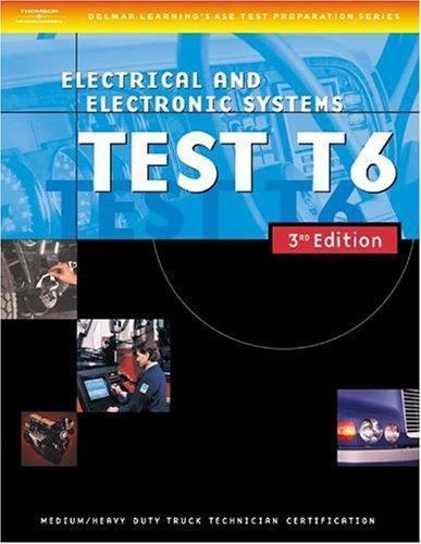 Electrical and Electronic Systems Test T6 by Thomson Delmar Learning ...