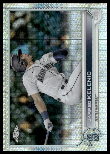 2022 Topps Chrome Sonic #135 Jarred Kelenic Prism Refractor Seattle ...