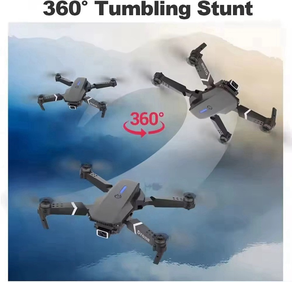 E88 Pro Drone – Dual Camera | HD | App Control | Folding Design | eBay UK