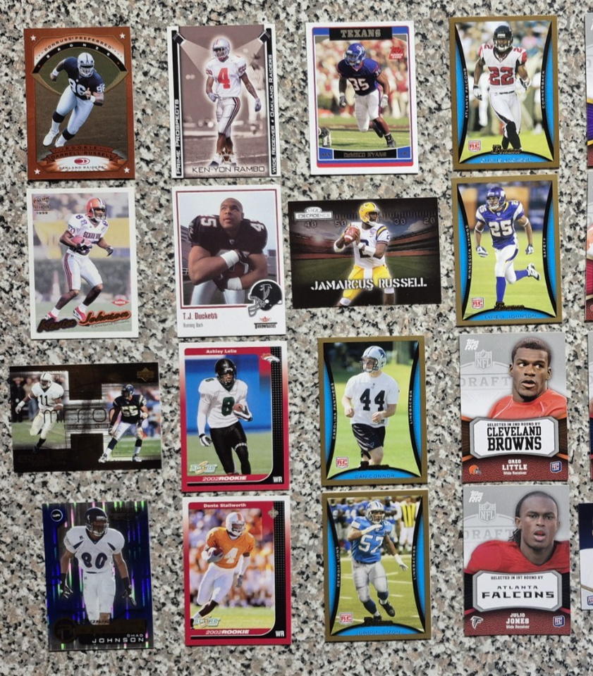 Rookie RC NFL Football Sports Trading Card 30 Card Lot 1997-2018 No ...