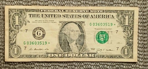 Low Serial Numbers Star Note Dollar Bill | eBay