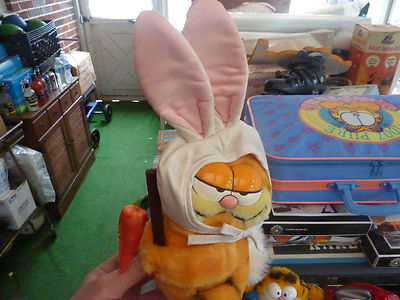 Garfield Plush Toy "Garfield With Bunny Ears" | eBay