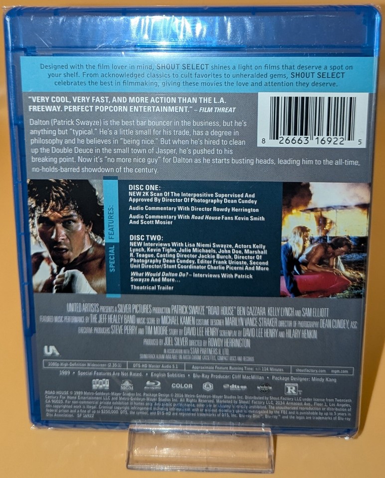 NEW Roadhouse (1989) Collector's Edition Blu-Ray (Patrick Swayze) Shout ...