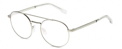 BOLLE OVA Metal Designer Reading Glasses Silver Clear Crystal Pilot ...