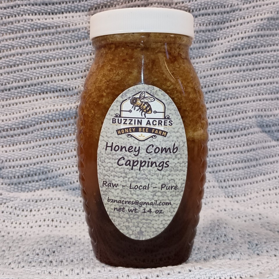 Raw Honey Cappings - ZABRUS - PURE Honey, Beeswac, Pollen, Propolis ...