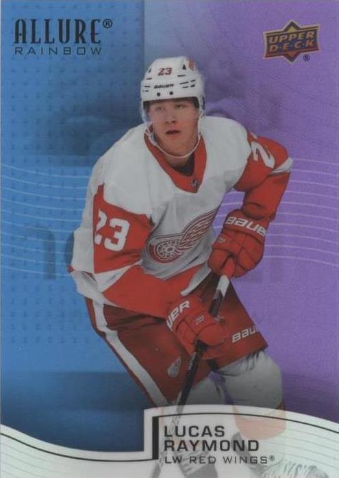 2021-22 Upper Deck Allure - Rainbow Lucas Raymond #R-6 Blue Purple /199 ...