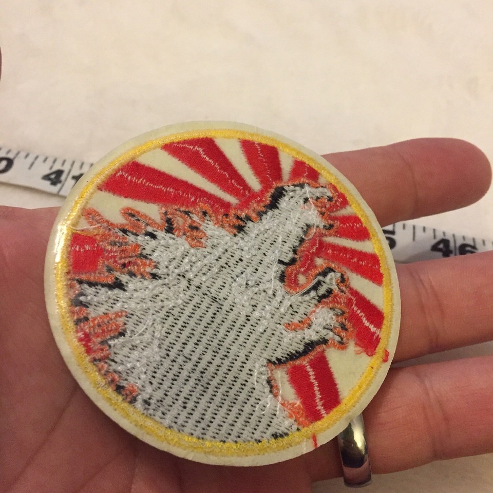 Godzilla Over Tokyo Monster Round Iron On Patch New | eBay