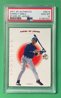 2001 UPPER DECK SP AUTHENTIC ICHIRO TOMOKAZU OKHA STARS OF JAPAN #RS19 ...