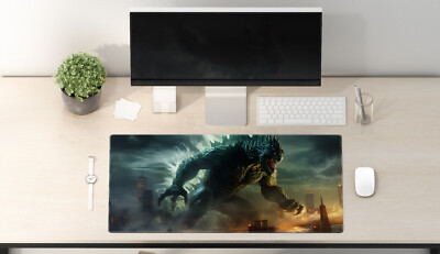 Godzilla Gaming Mouse Pad Desk Mat - Large Desk Pad- Gift for Gamer | eBay