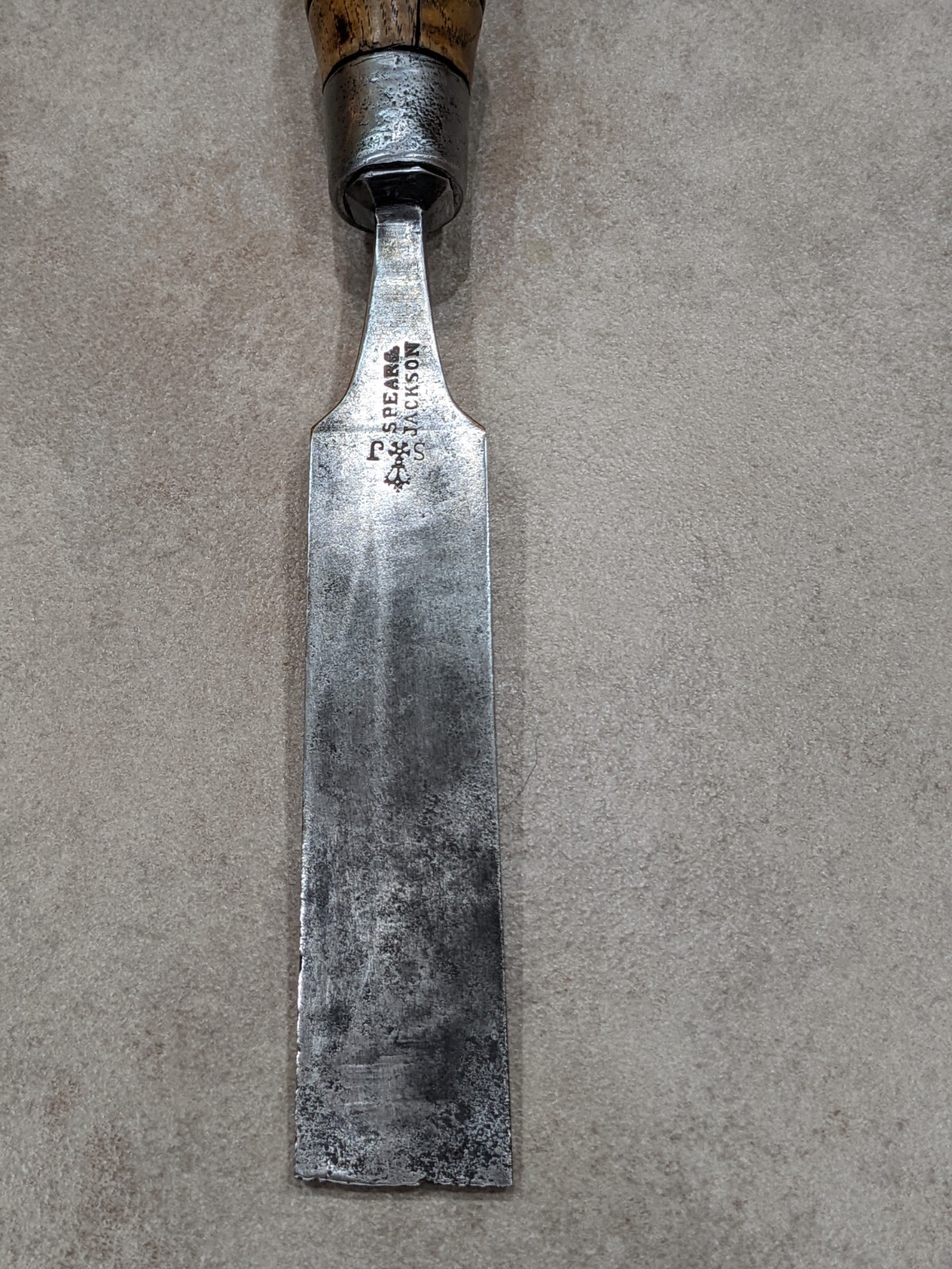 Vintage 1 1/4" Spear & Jackson Cast Steel Warranted Wood Chisel !!! | eBay