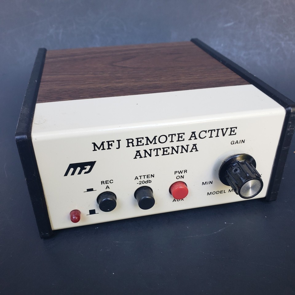 Vintage MFJ MFJ-1024 Analog Remote Active Antenna Box with Power Supply ...