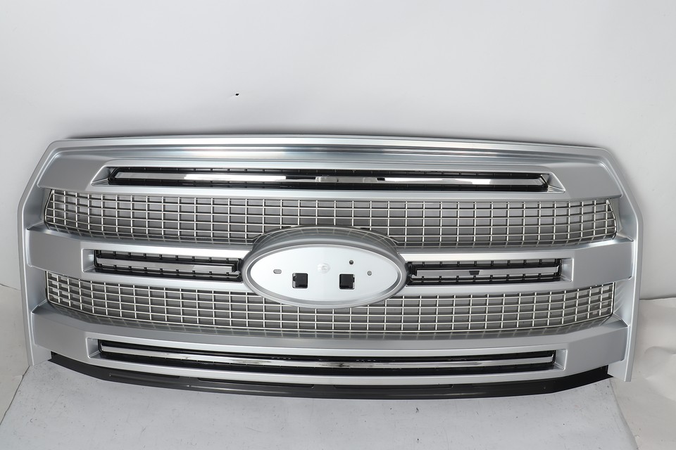 For 2015-2017 Ford F-150 FL3Z-8200-MA Front Bumper Grille Brushed Satin ...