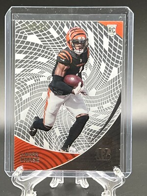 2021 Panini Chronicles Clear Vision Football JaMarr Chase #CVR-5 RC ...