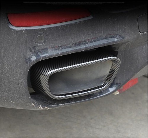 Carbon Fiber Steel Exhaust Tail Pipe Cover For BMW X5 F15 X6 F16 M ...